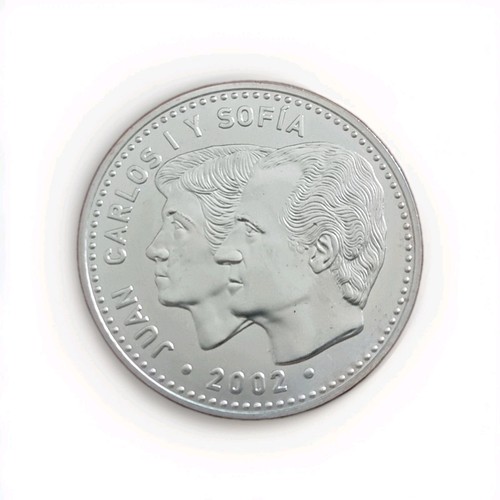 12 EUROS SPAIN 2002 SILVER COIN | eBay
