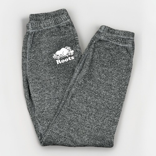 Roots Women's Lightweight Soft Stretch Sweatpants Elastic Waist Gray ...