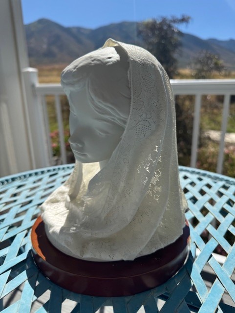 LLADRO "SMALL BUST WITH VEIL" #1539 FIGURINE: VERY RARE NO BOX ...