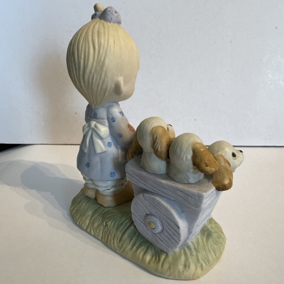 Precious Moments Jonathan & David "God Loveth a Cheerful Giver" 1977 ...