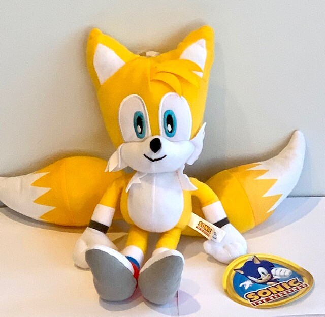 Sonic the Hedgehog Tails Knuckles Shadow Plush Doll Stuffed Authentic ...