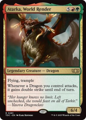 Atarka, World Render [Tarkir: Dragonstorm] MTG | eBay