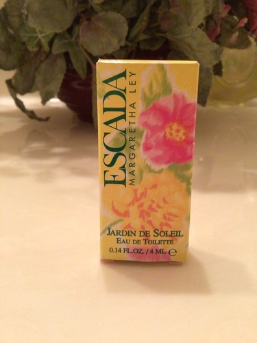 Escada MARGARETHA LEY JARDIN DE SOLEIL MINIATURE Perfume EDT 0.14 oz ...