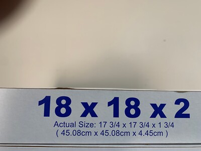 Pleated Air Filter,18x18x2,MERV 8 | eBay