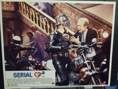 Lobby Card 1980 SERIAL Martin Mull leather motorcycle guys | eBay