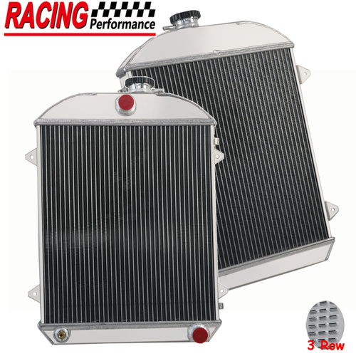 3 Row Aluminium Radiator For 1948 49-1955 HOLDEN F Series FJ 2.2L 6cyl ...
