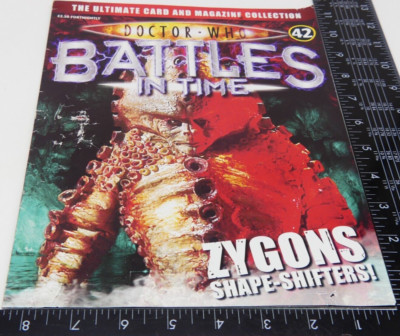 Doctor Who Battles in Time BBC Card Magazine Issue 42 | eBay