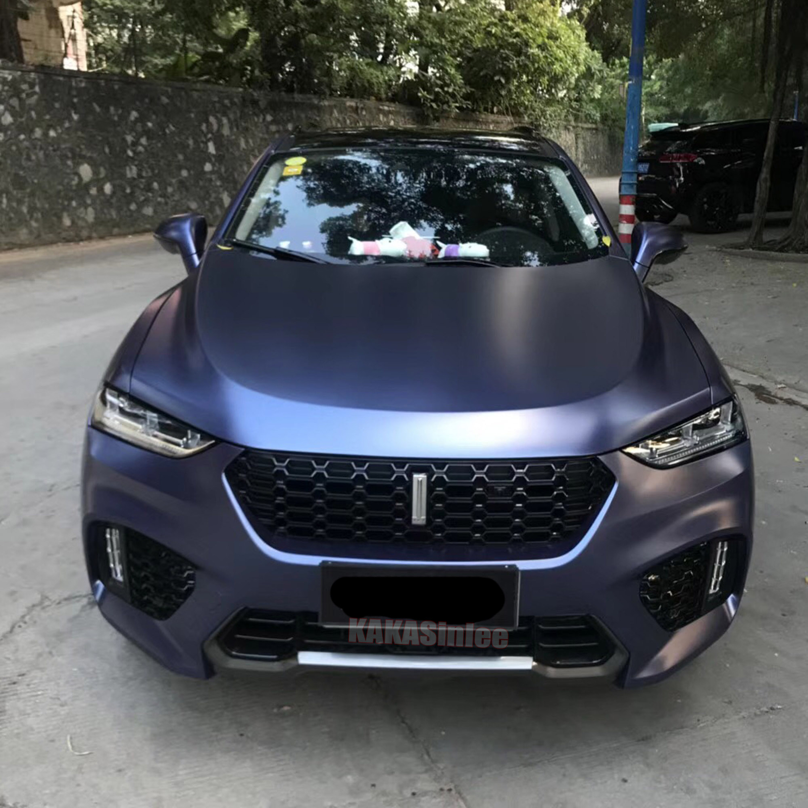 Car Wrap Night Blue Pearl Metal Satin Chrome Glitter Vinyl Sticker ...