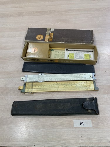 Lot of 2 vintage Slide Rule w/ Case: Doric K & E and Pickett N902T | eBay