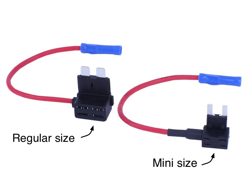 1 Mini FUSE PLUG Add a Fuse WIRE ATM APM Mini Fuse W/ 5A Fuse Fuse Tap ...