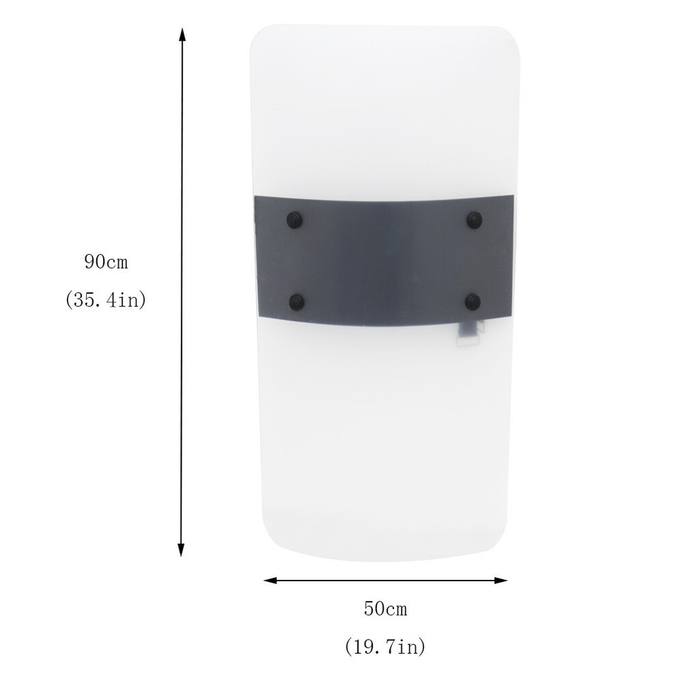 Clear Polycarbonate Shield Tough Anti-Riot Law Enforcement Police ...