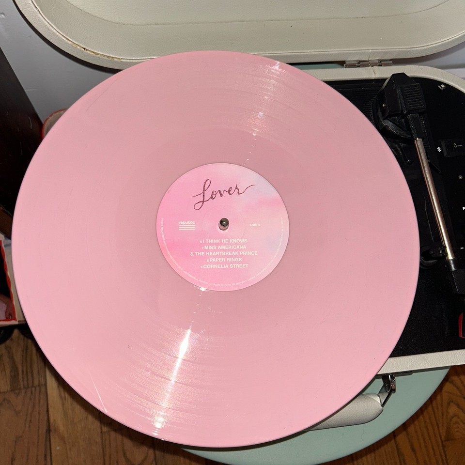 Taylor Swift - Lover [LIMITED EDITION] Blue and Pink LP in good ...