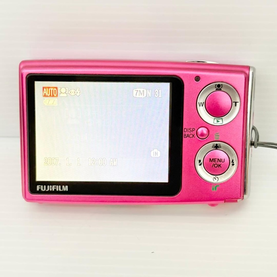 FUJIFILM FinePix Z10fd Pink Compact Digital Camera Tested Working Japan ...