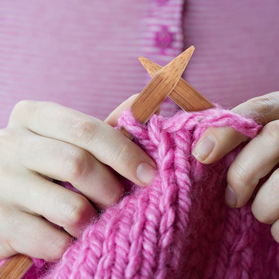 75pcs Double Pointed Knitting Needles Set Sweater Wood Knitting Needles ...