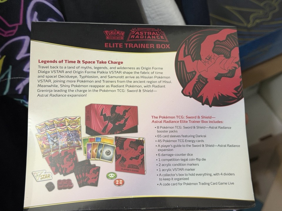 Astral Radiance ETB Elite Trainer Box Pokemon TCG Factory Sealed - See ...