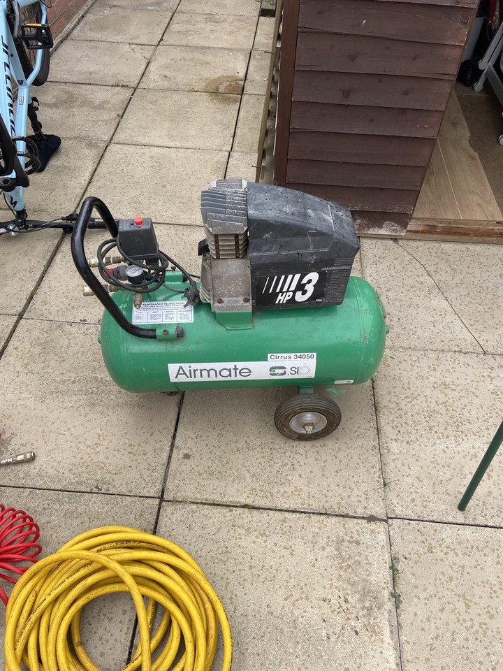 SIP AIRMATE CIRRUS 34050 3HP AIR COMPRESSOR | eBay UK