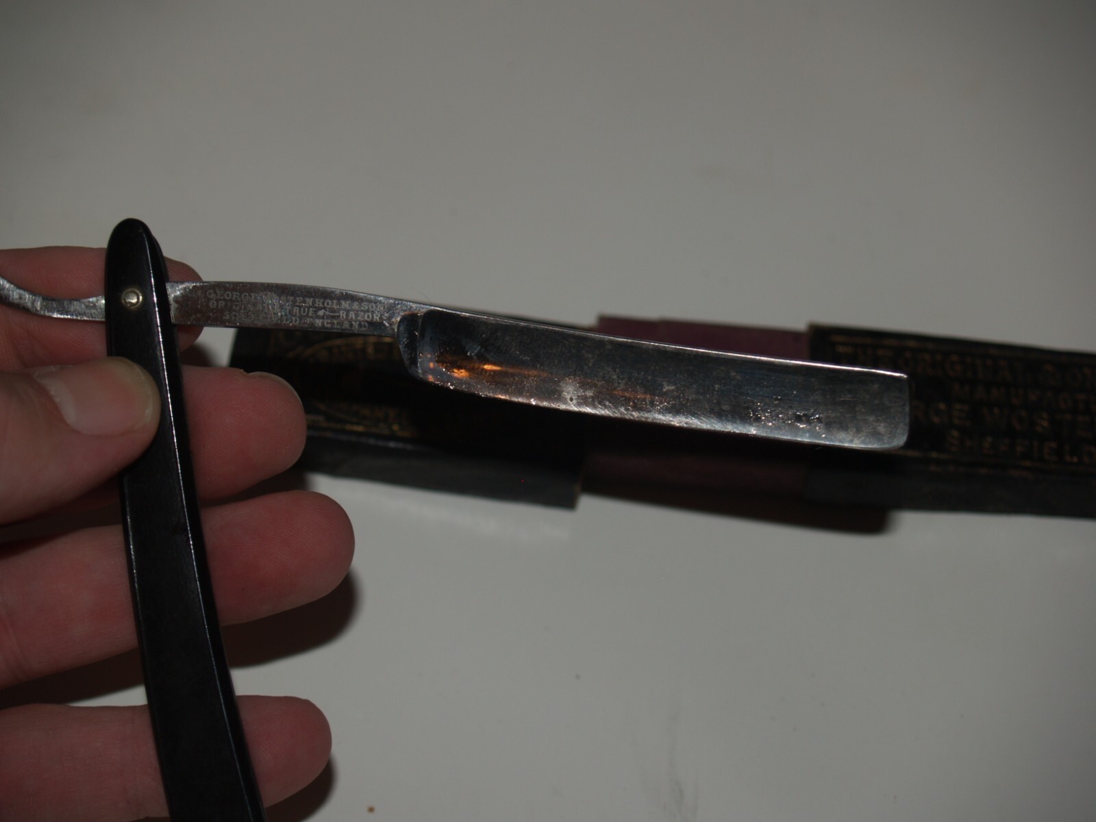 George Wostenholm & Son Straight Razor Original & True Razor Sheffield ...