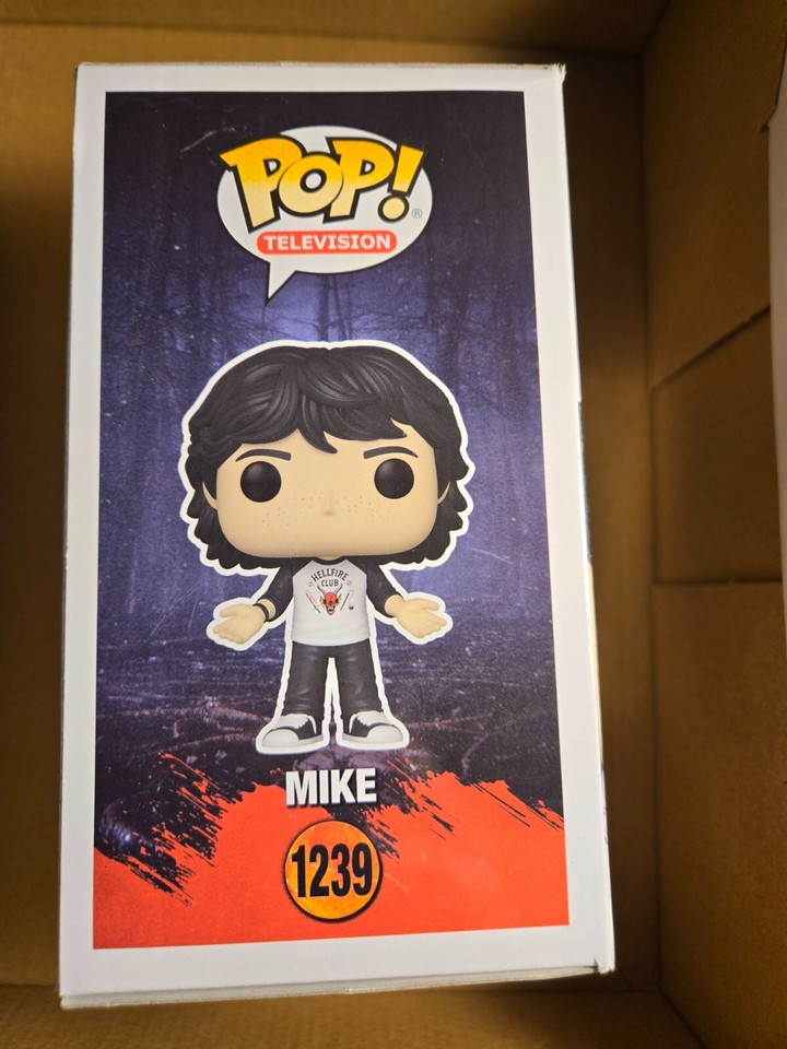 Funko Pop Mike Stranger Things #1239 Vinyl Figure | eBay