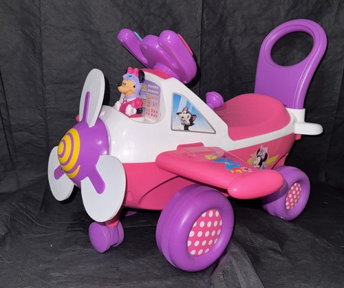 Disney Minnie Mouse Airplane Plane Activity Ride-On With Lights ...