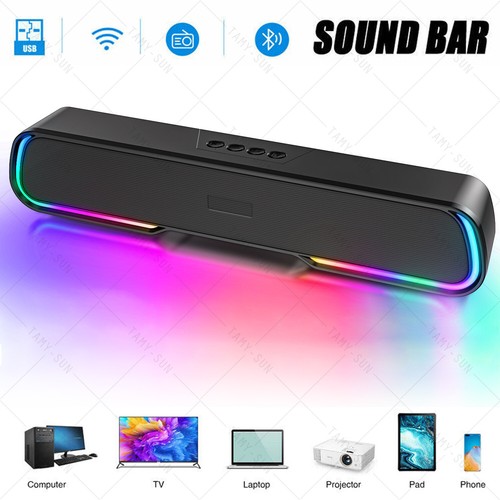 Bluetooth Wireless BT Sound Bar Speaker System Subwoofer TV Home Theate ...