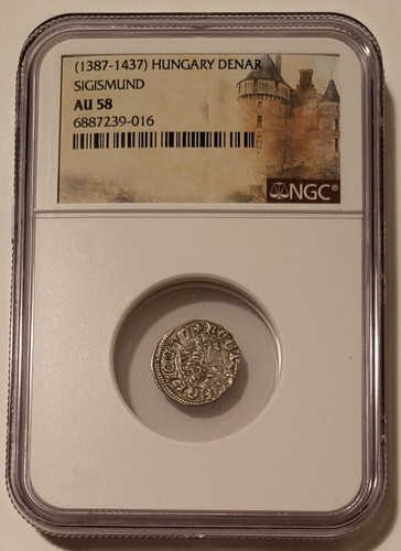 Hungary Sigismund (1387-1437) Silver Denar AU58 NGC | eBay