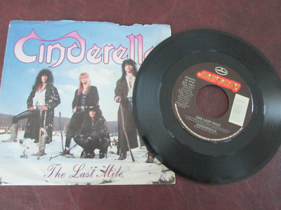 CINDERELLA-The Last Mile/Long Cold Winter- 45 W/PICTURE SLEEVE-plays nm ...