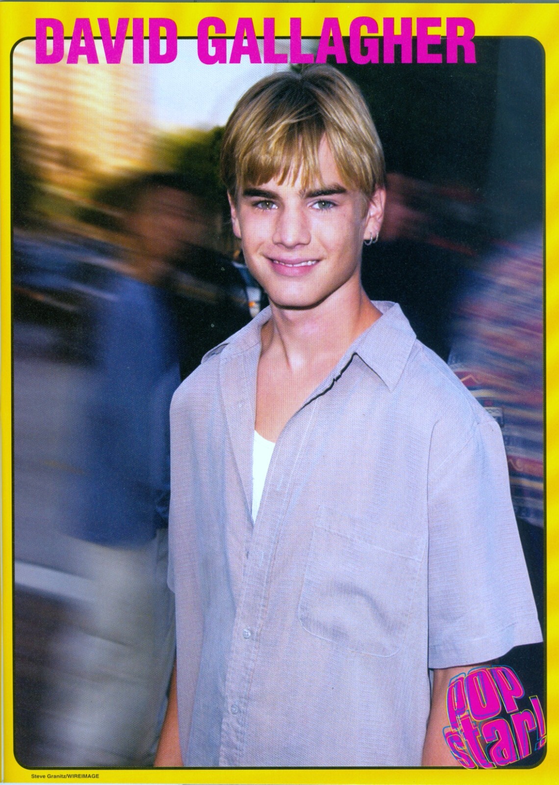 David Gallagher - Aaron Cater - 11" x 8" Teen Magazine Pinup Mini ...