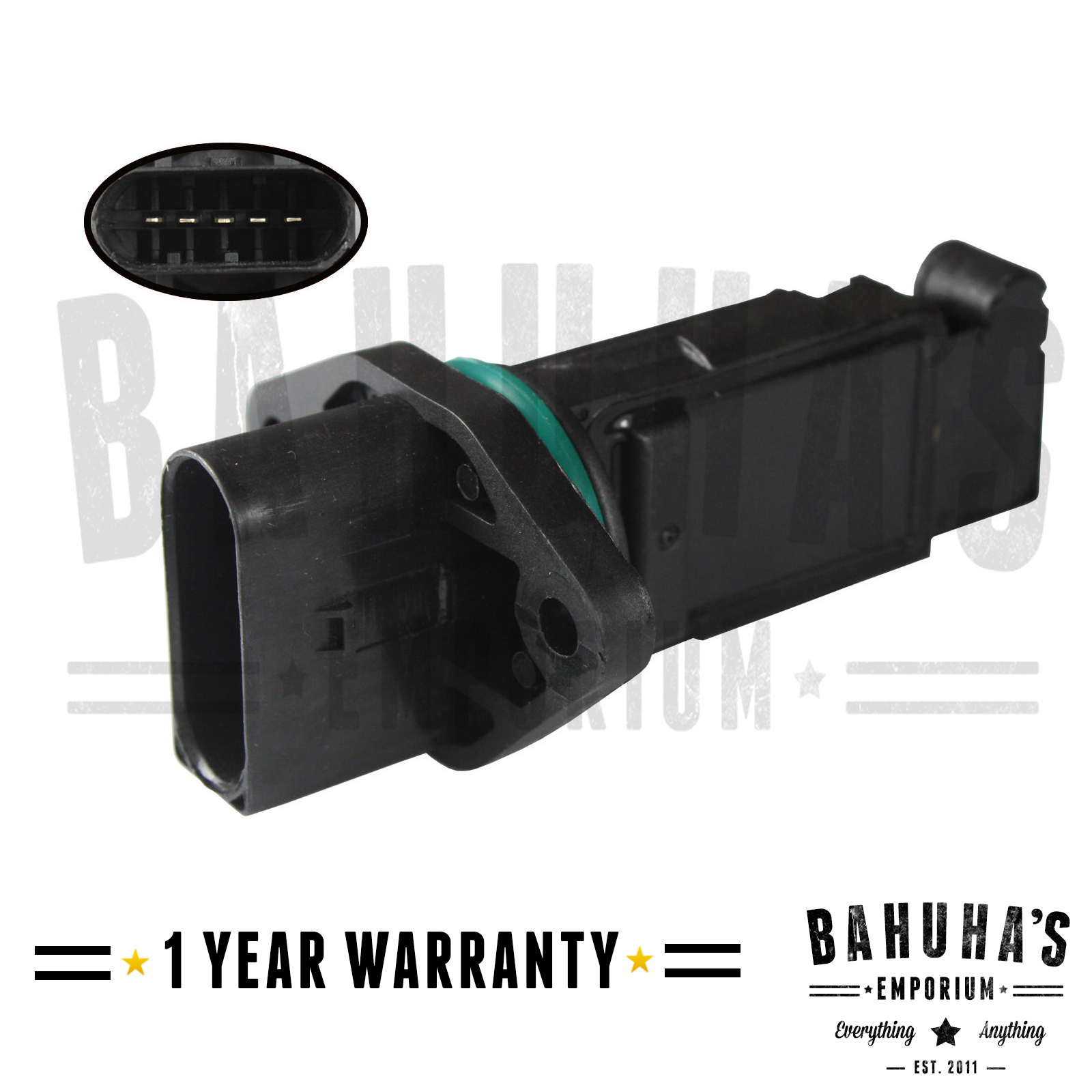 MAF SENSOR - VW GOLF MK4 MK5 / PASSAT / POLO MASS AIR FLOW METER 1.8 2. ...