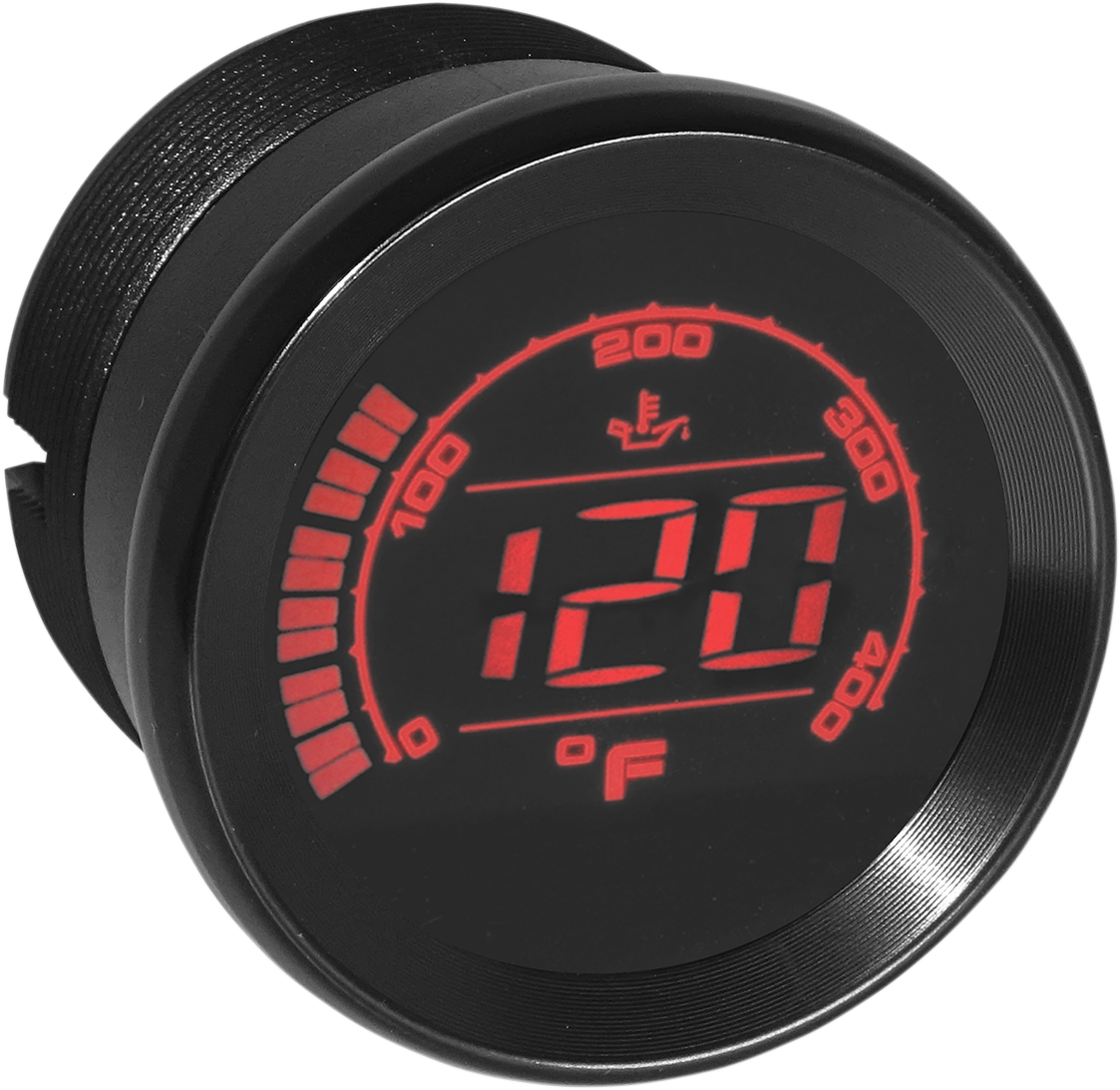 Koso Black Electronic Oil Temperature Gauge for Harley Street Glide CVO ...