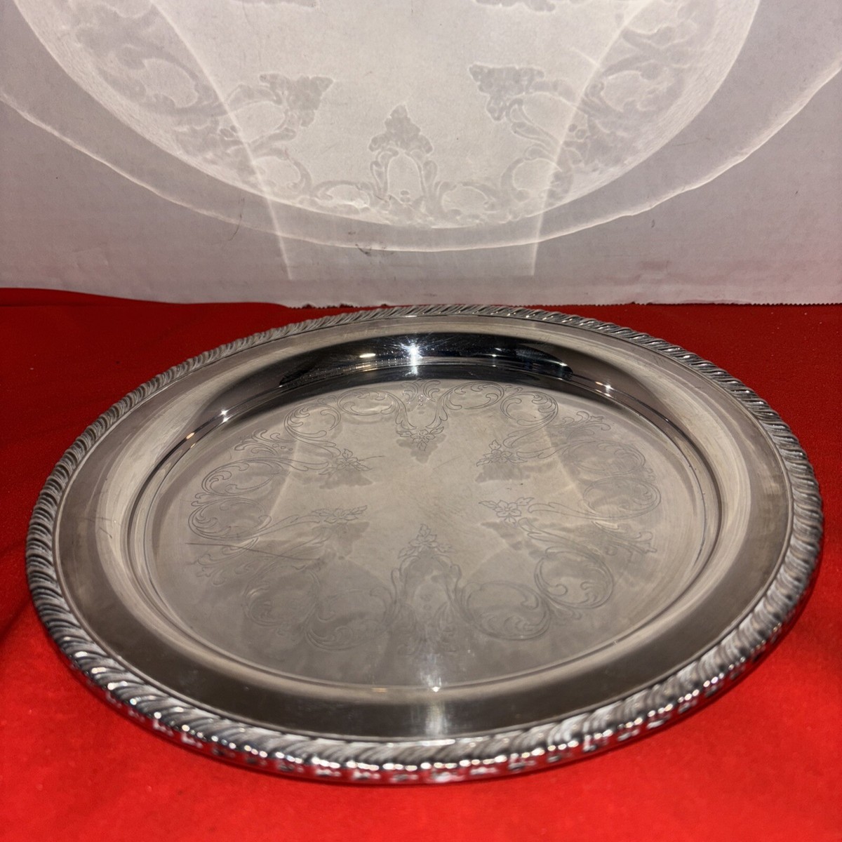 Oneida Sterling Silver Platter Oneida Silver Plate 34 For Sale On