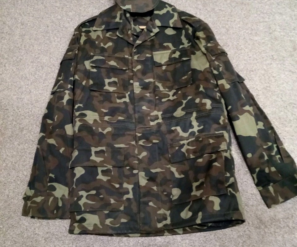 Rare Russian Combat Military Jacket TTsKO Camo BUTAN Spetcnaz VDV GRU ...