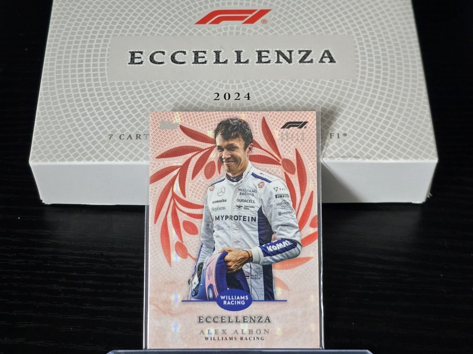 /10 Alex Albon Topps Eccellenza F1 Trionfo Red Parallel Williams | eBay