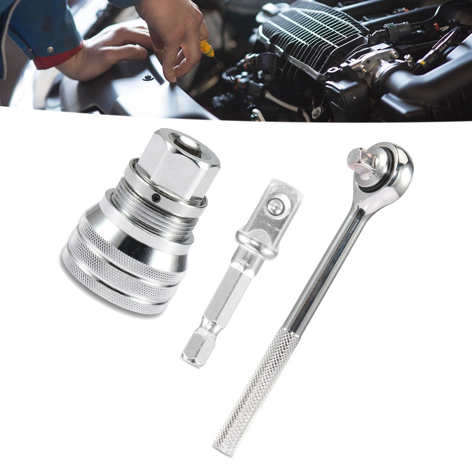 Universal Socket Wrench Set 10‑19mm 3/8 Adapter Adjustable Socket ...