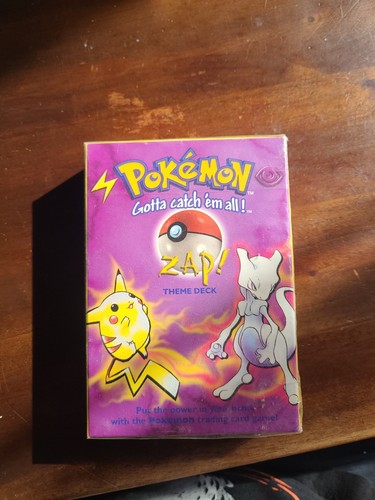 Pokemon Factory Sealed ZAP! THEME DECK ZAP Base Set NEW SEALED 1999 ...