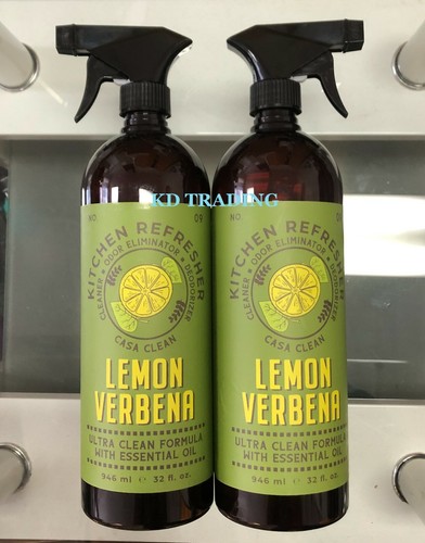 (2-Pk) KITCHEN REFRESHER Cleaner Odor Eliminator Deodorizer w/ LEMON VERBENA Oil | eBay