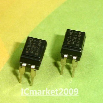 100 PCS PC817C DIP-4 PC817 817C 4 PIN High Density Mounting Type ...