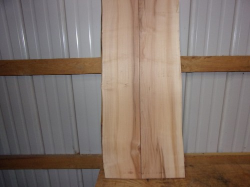 2 PC RUSTIC HARD MAPLE SLAB KILN DRIED LUMBER WOOD BOARD 1667V LIVE ...