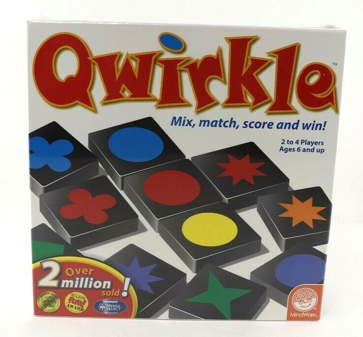 QWIRKLE Game Mix and Match Mindware Strategy Game New Sealed ...