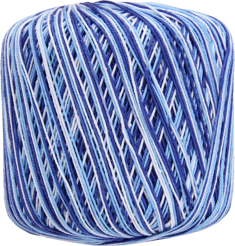 Threadart 100% Pure Cotton Multicolor Crochet Thread Sets - 7 Colors ...