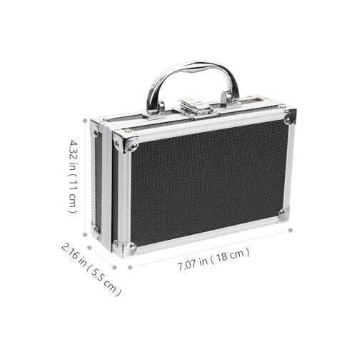 Aluminum Hard Case: Aluminum Briefcase Tool Storage Organizer - Hard ...