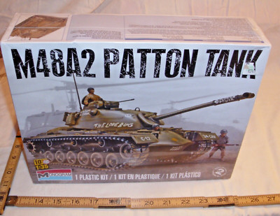 MONOGRAM M48A2 PATTON TANK WWII MODEL KIT 1:35 SEALED | eBay