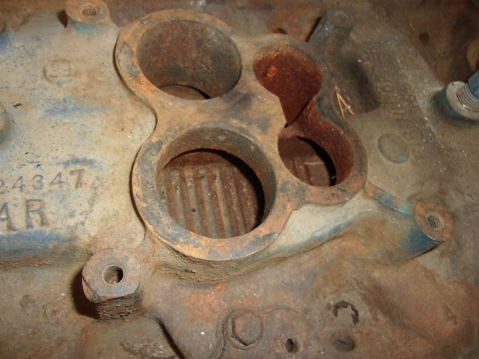 360-401 V8 AMC 3224347 4 Barrel Cast Iron Intake Manifold Jeep Javelin ...