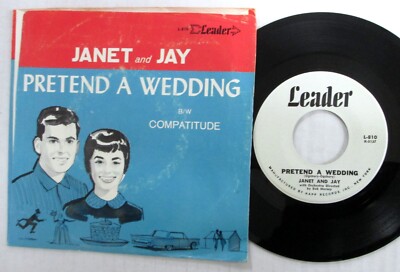 JANET & JAY 45 Pretend A Wedding /Compatitude NEAR MINT on Leader rare ...