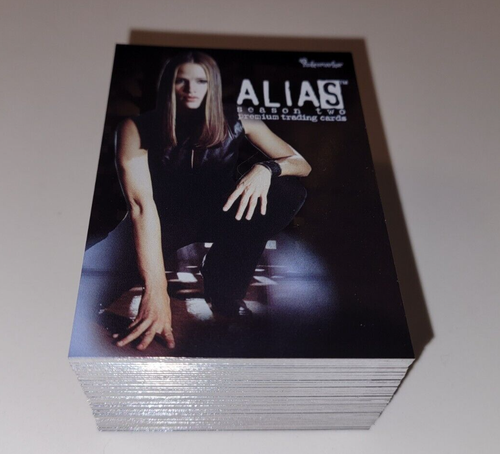 2003 ALIAS Season 2 COMPLETE CARD SET 81 NM/MT Jennifer Garner SYDNEY ...