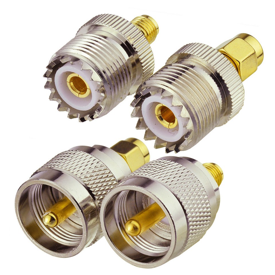CB Radio Adapter Kit SMA to UHF For Walkie Talkie CB aerial Ham Radio ...