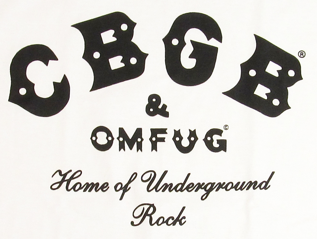 CBGB OMFUG T-shirt Punk Rock CBs Underground Tee Adult Men's White New ...
