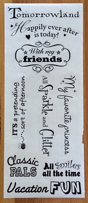 Creative Memories DISNEY FUN TITLES Great Lengths Sticker | eBay