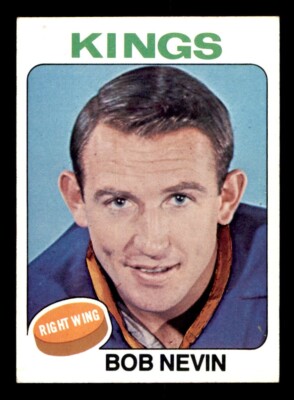 1975 Topps Hockey #123 Bob Nevin EX/MT | eBay