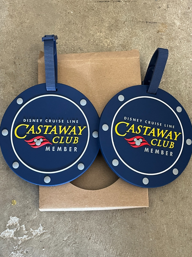 Disney Cruise Line Castaway Club Member Pair of Luggage Tags | eBay