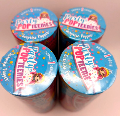 4 - Party Pop Teenies Surprise Poppers Series 1 Mini Dolls and ...